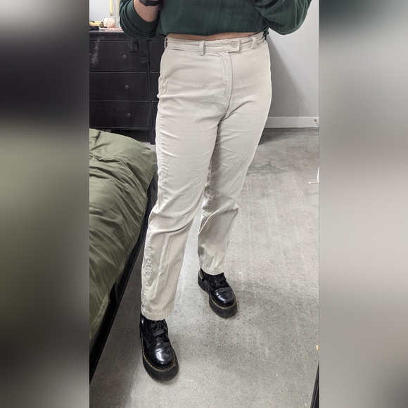 Dockers | Pants & Jumpsuits | Beige Vintage Corduroy Pants Vintage ...